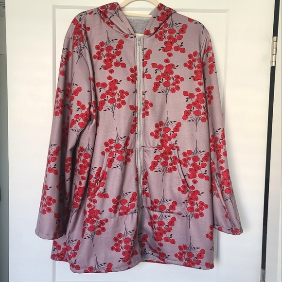 Jackets & Coats | Cherry Blossom Light Zip Up Jacket | Poshmark